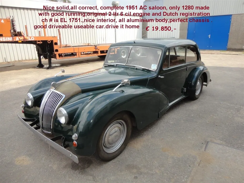 Classic Ac Cars for Sale | CCFS